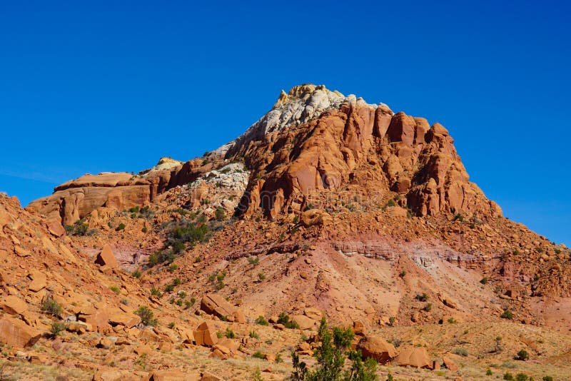 A Multi Colored Mountain in Southern New Mexico Stock Photo - Image of ...