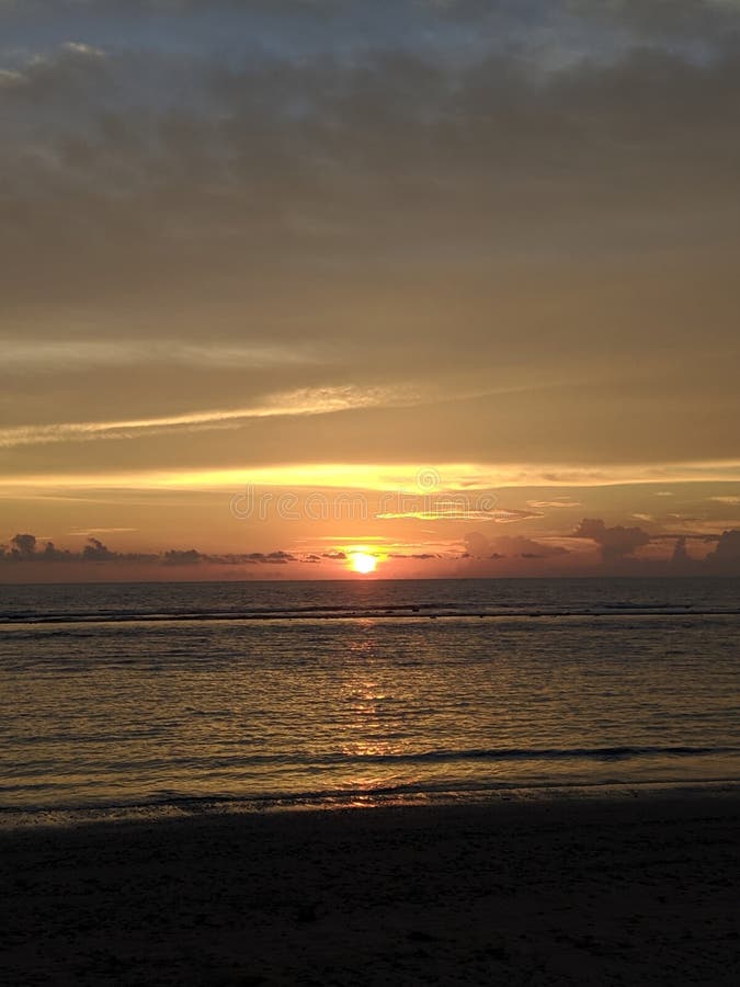 The Beautiful Charm of the Scenery on the Beach and Like Stock Image ...