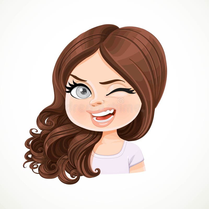Winking Cartoon Devil Stock Vector Illustration Of Fantasy 32003794