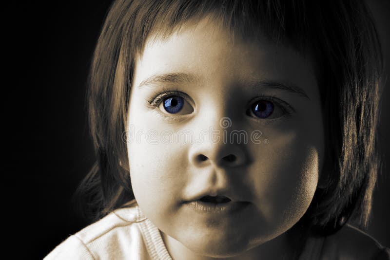 Child s face stock image. Image of beautiful, girl, child - 8658545