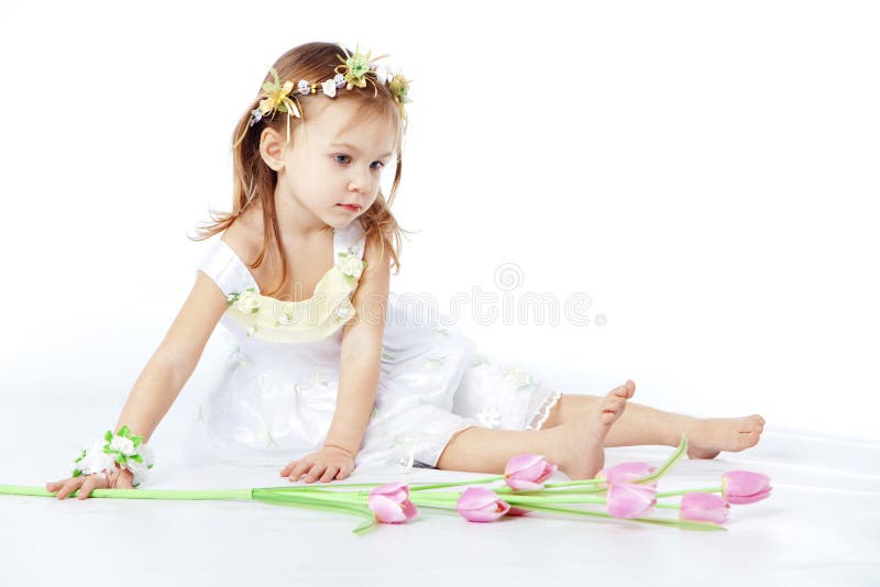 Beautiful child stock photo. Image of little, lying, gorgeous - 8252984