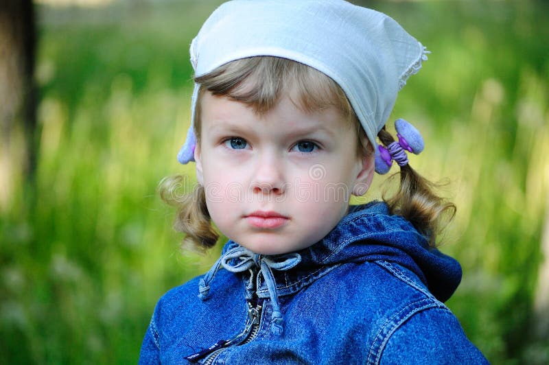 Beautiful Child Looking at You Stock Photo - Image of lips, adorable ...