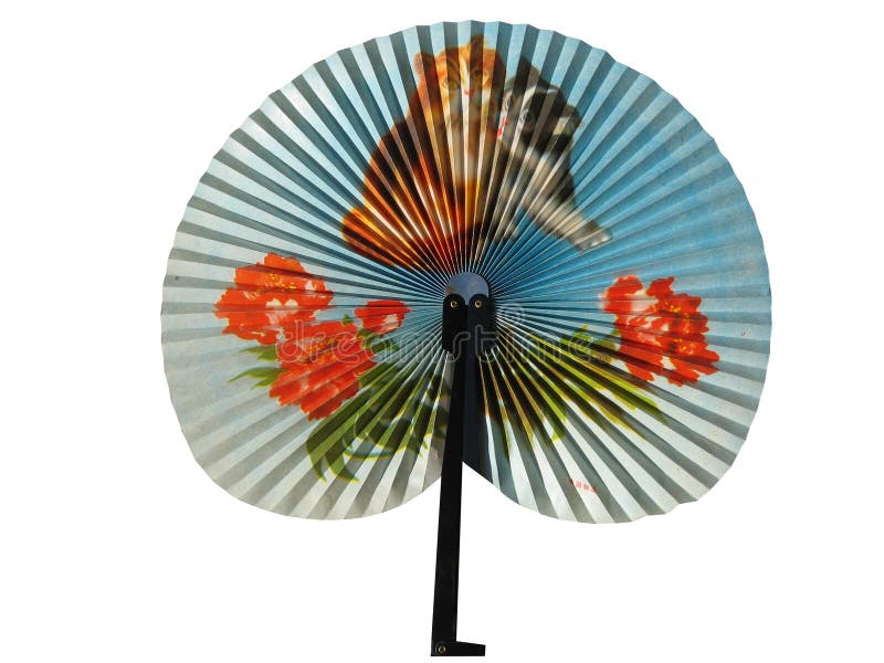 A beautiful Chinese fan stock image. Image of carry, coldness - 3626423