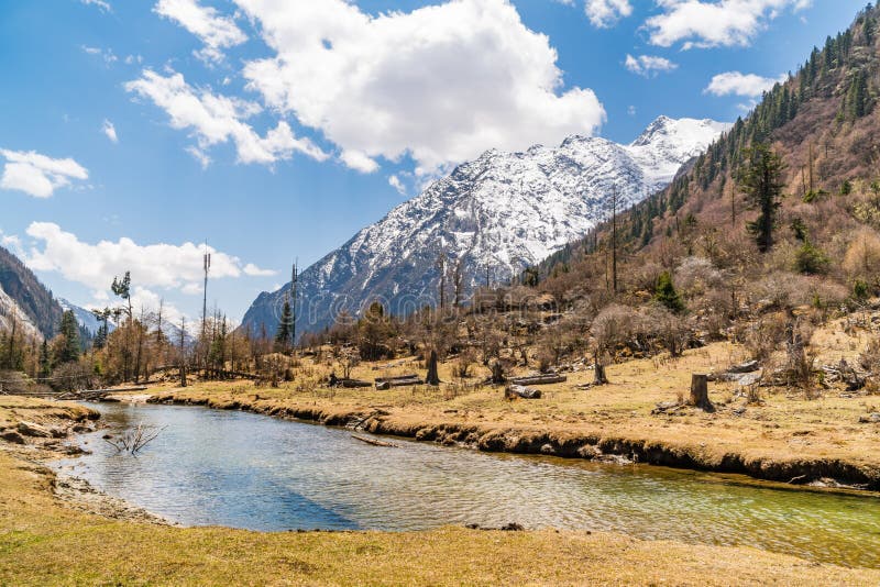 Beautiful Chinese Landscape at Sichuan Stock Image - Image of late ...