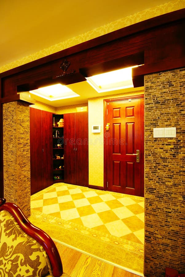 Beautiful Chinese room stock image. Image of indoor, entrance - 6674015
