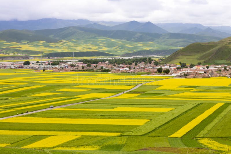 Beautiful Chinese Rural Scenery Stock Image - Image of china, crop ...