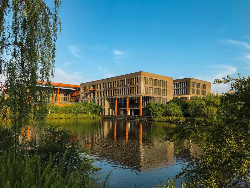 Beautiful of Chongqing University Campus Stock Photo - Image of place ...