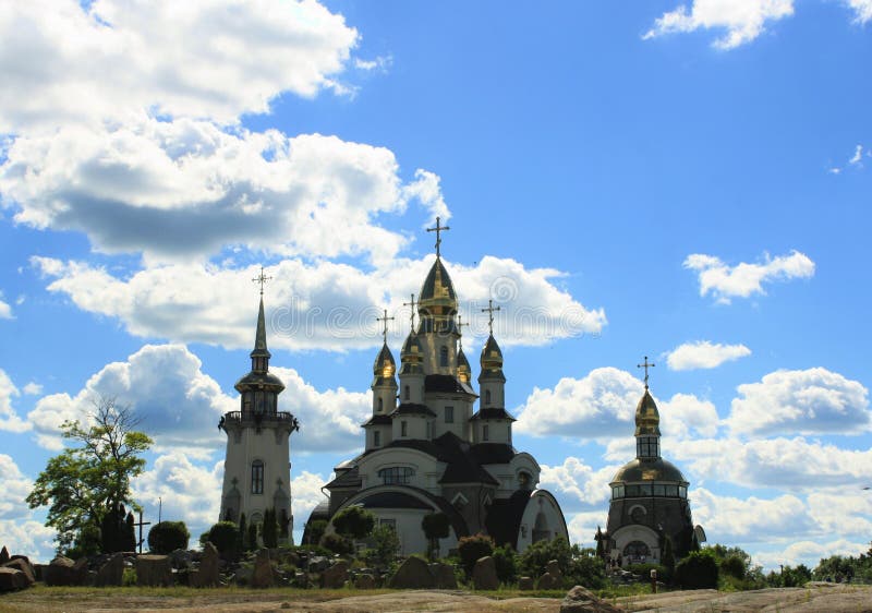 Beautiful christian church stock image. Image of blue - 72851289