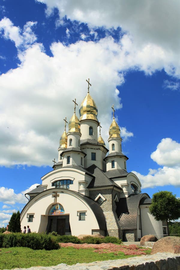 Beautiful christian church stock image. Image of green - 72851441