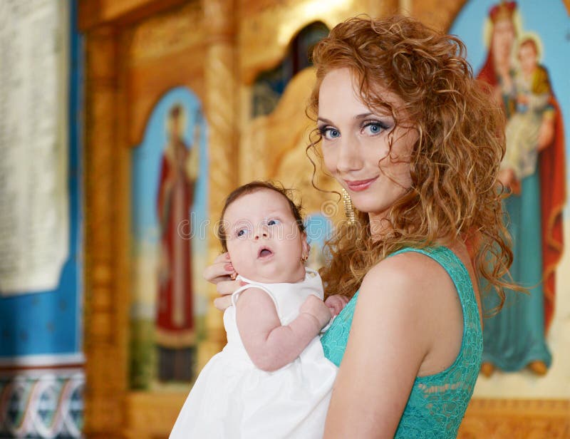 Christian Family at the Cross Stock Photo - Image of faithful, mother ...