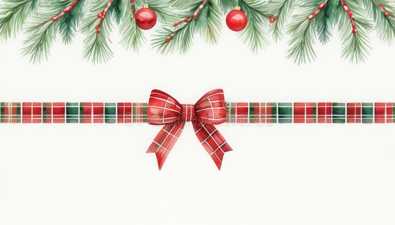 Beautiful Christmas Borders with Copy Space Stock Illustration ...