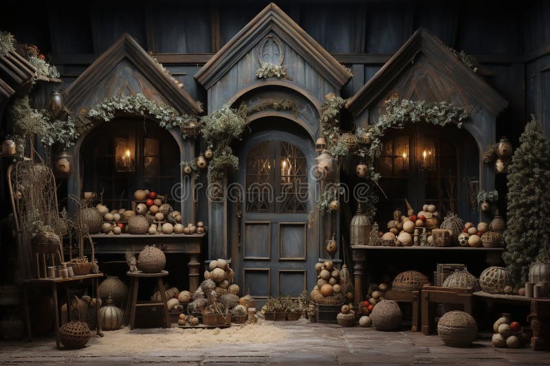 Beautiful Christmas Decoration, Decorated Background Concept Stock ...