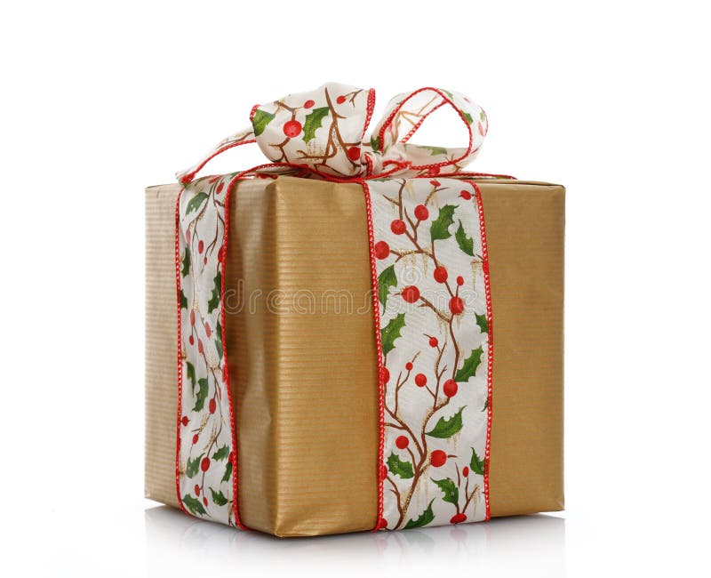 Beautiful christmas gift stock photo. Image of xmas, isolated - 81099038