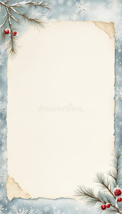 Beautiful Christmas Letter Background with Copy Space Stock ...