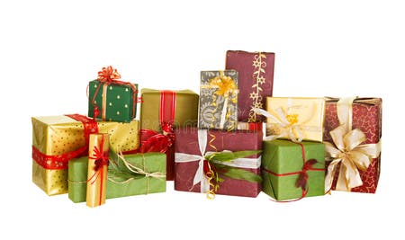 Beautiful Christmas Presents Stock Image - Image of tradition, packet ...