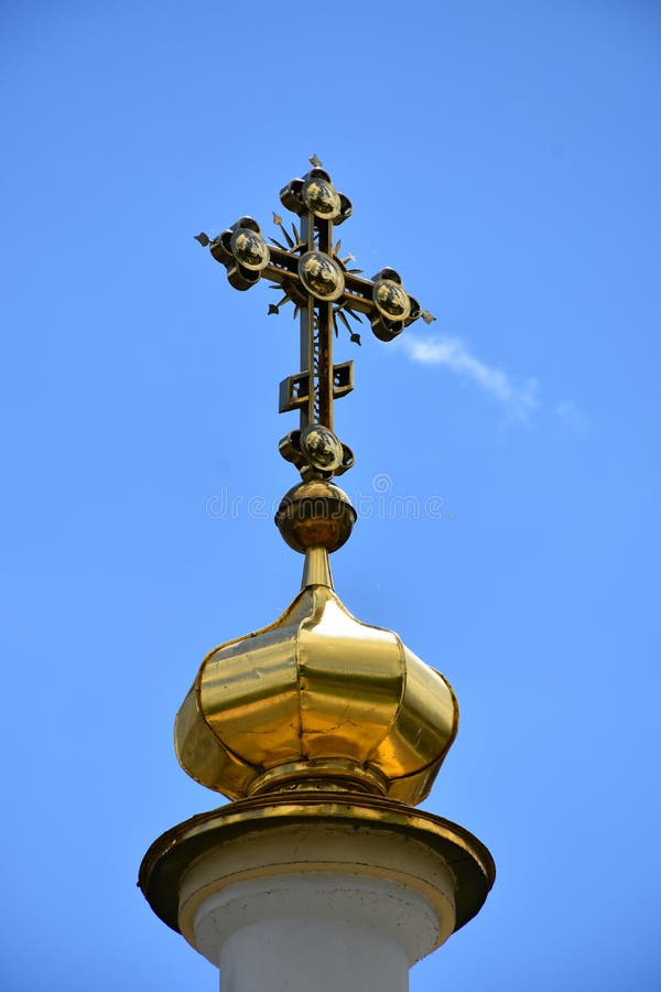 Beautiful Church of a Dome Cross Stock Photo - Image of dome, vera ...