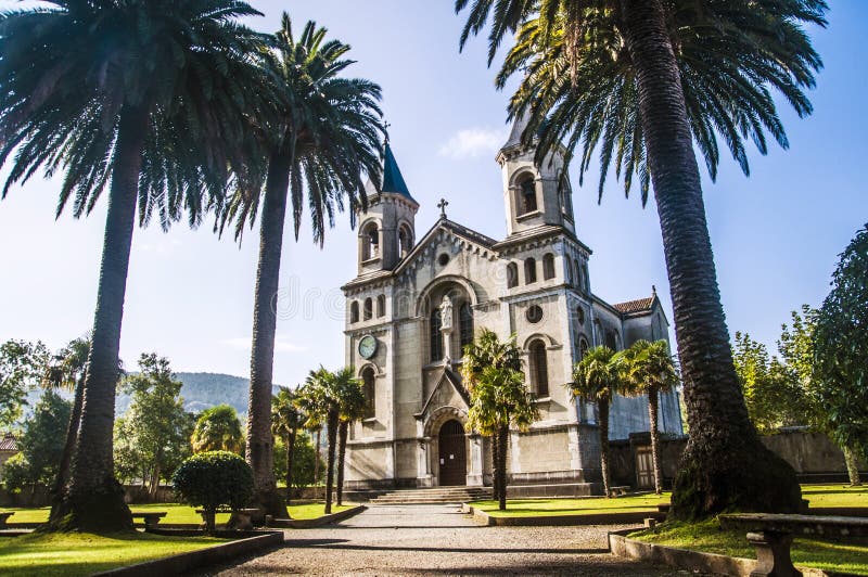 Beautiful church in Spain stock image. Image of church - 52202621