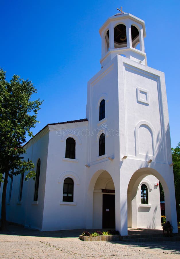 Beautiful Church on the Square. Stock Image - Image of europe, holiday ...