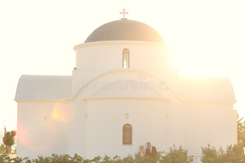 Beautiful church at sunset stock image. Image of holidays - 65659591