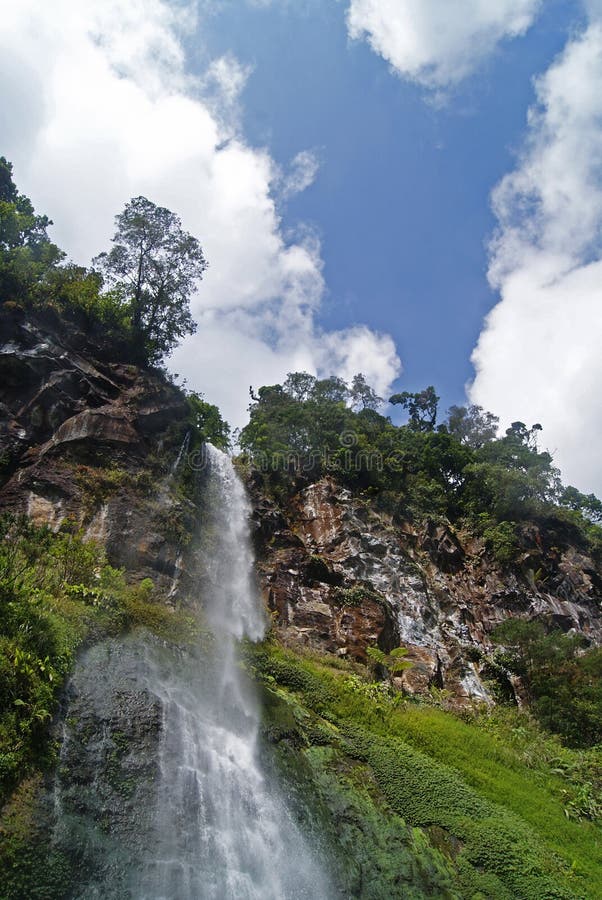 Beautiful Cibeureum Waterfall, West Java, Indonesia Stock Image - Image ... Beautiful Cibeureum Waterfall, West Java, Indonesia Stock Image - Image ...