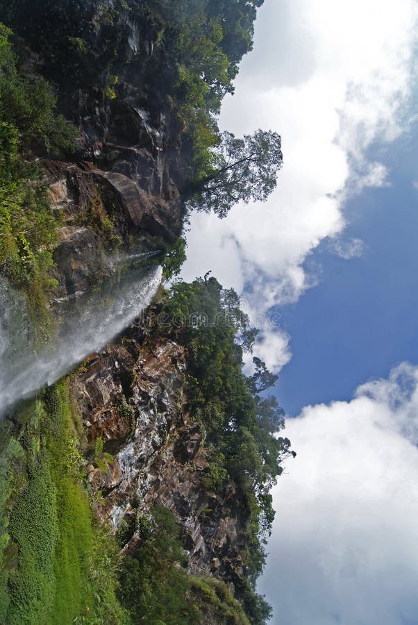 Beautiful Cibeureum Waterfall, West Java, Indonesia Stock Photo - Image ... Beautiful Cibeureum Waterfall, West Java, Indonesia Stock Photo - Image ...