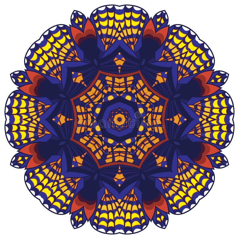 Beautiful Circular Background Mandala Stock Vector - Illustration of ...