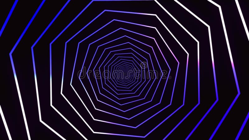 Beautiful Circular and Rotating Lines Background. Stock Video - Video ...