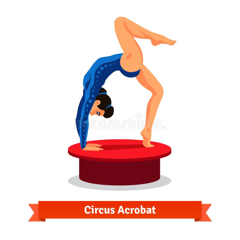 Acrobat Performs Stock Illustrations – 274 Acrobat Performs Stock ...