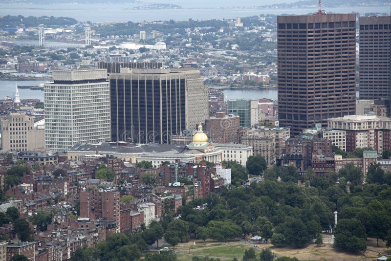 Beautiful City Boston Mass State Editorial Photo - Image of downtown ...