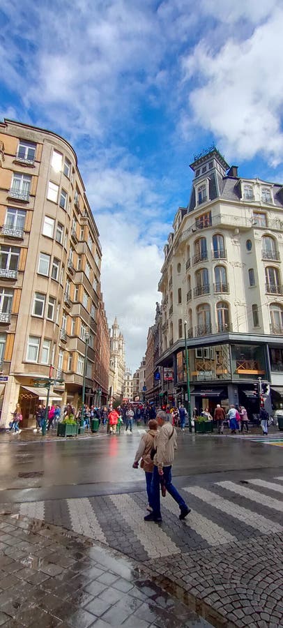 The Beautiful City of Brussels Editorial Stock Image - Image of built ...