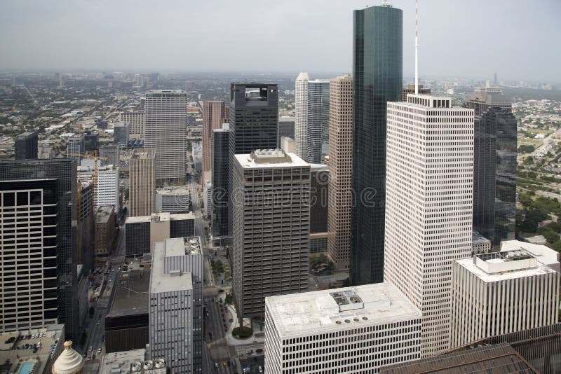 Beautiful City Hall of Houston Stock Image - Image of architecture ...