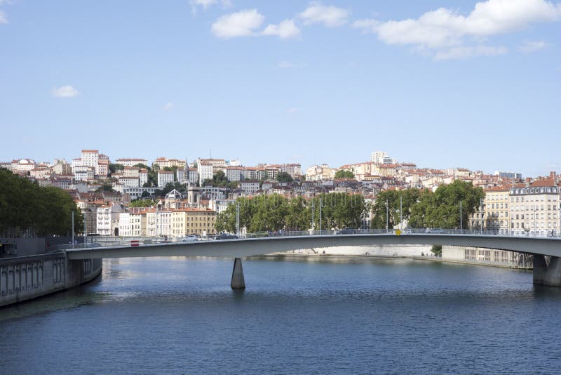The beautiful city of Lyon stock image. Image of unesco - 100869703