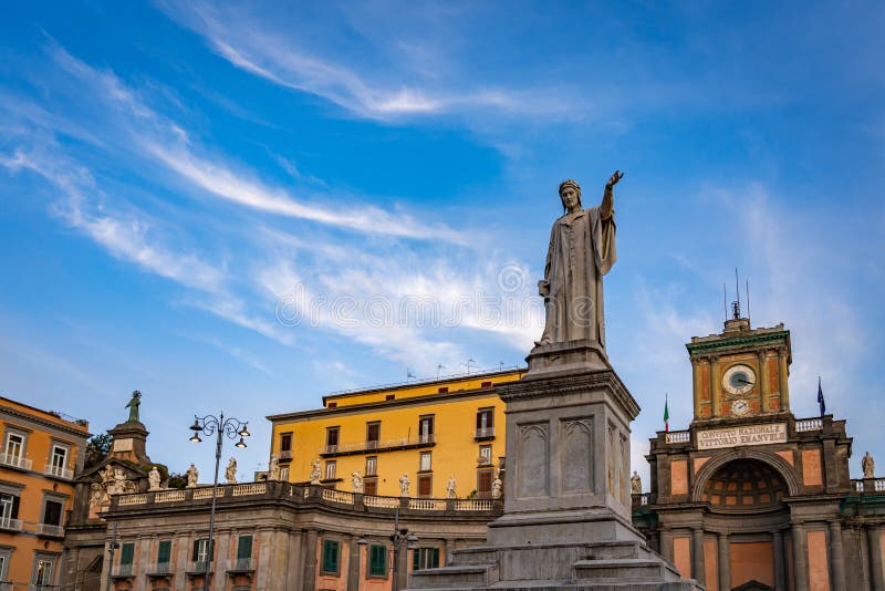 The Beautiful City of Naples Italy Stock Image - Image of campania ...
