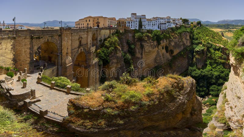 Beautiful City of Ronda, Spain, Landscape Stock Image - Image of famous ...