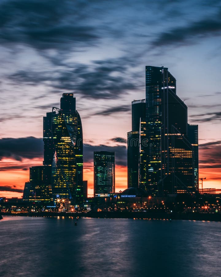 City sunset editorial image. Image of city, urban, mood - 102467755