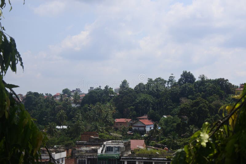 Beautiful City View during Hot Weather Stock Photo - Image of tree ...