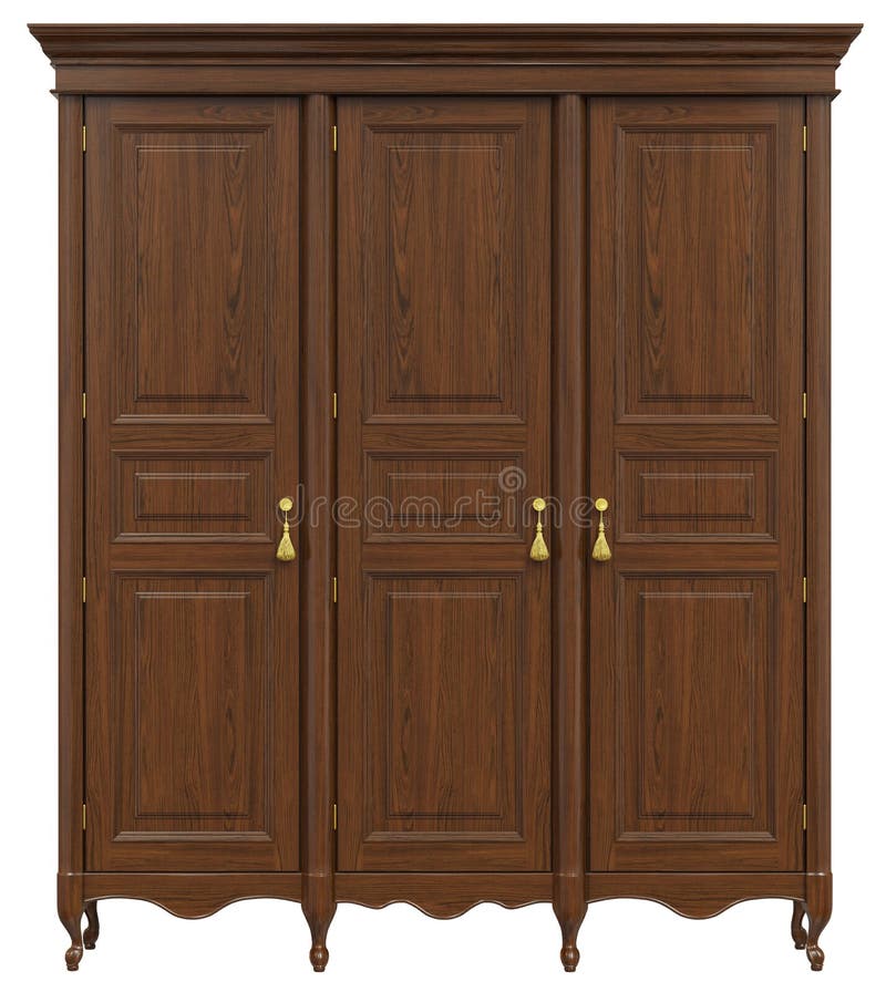 Beautiful Classic Locker. Isolated on White Stock Photo - Image of ...