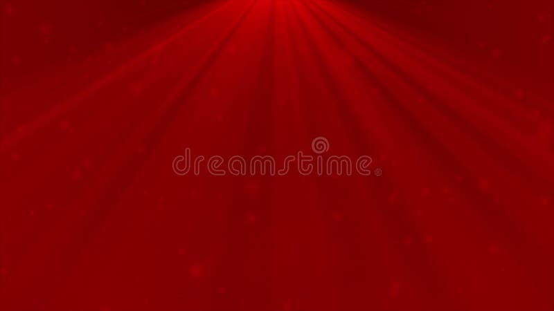 Beautiful Classy Red Particles Falling with Bright Optical Light Rays ...