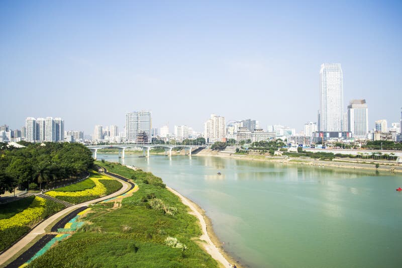 A beautiful and clean city stock image. Image of building - 83578839