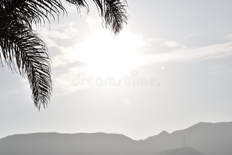 Beautiful Clear Sunny Sky in the Sierra De Lima Stock Photo - Image of ...