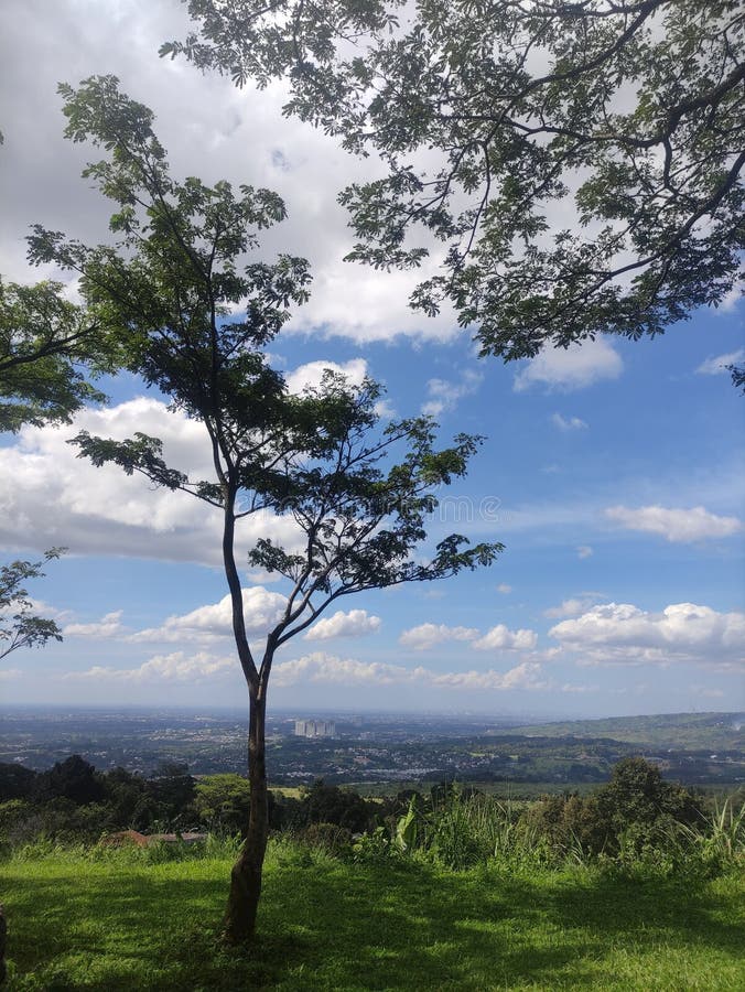Beautiful and Clear View of the Sky during the Day in Indonesia Stock ...