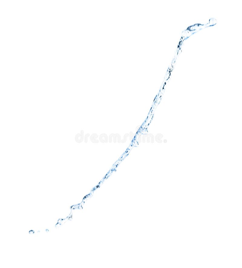 Beautiful Clear Water Splash Isolated Stock Image - Image of moisture ...