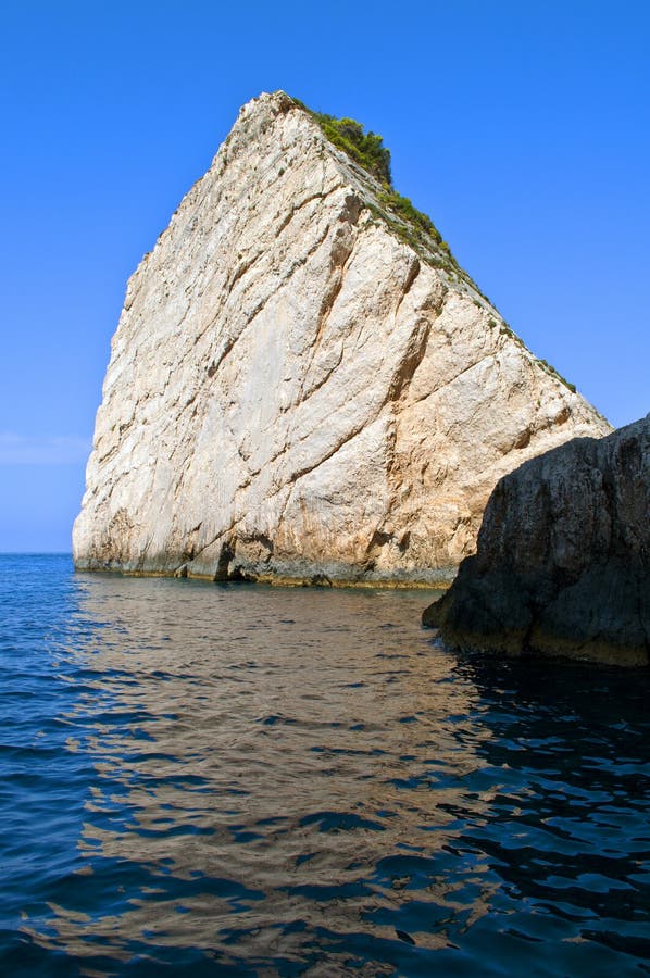 Beautiful Cliffs on Zakynthos Island Stock Photo - Image of geology ...