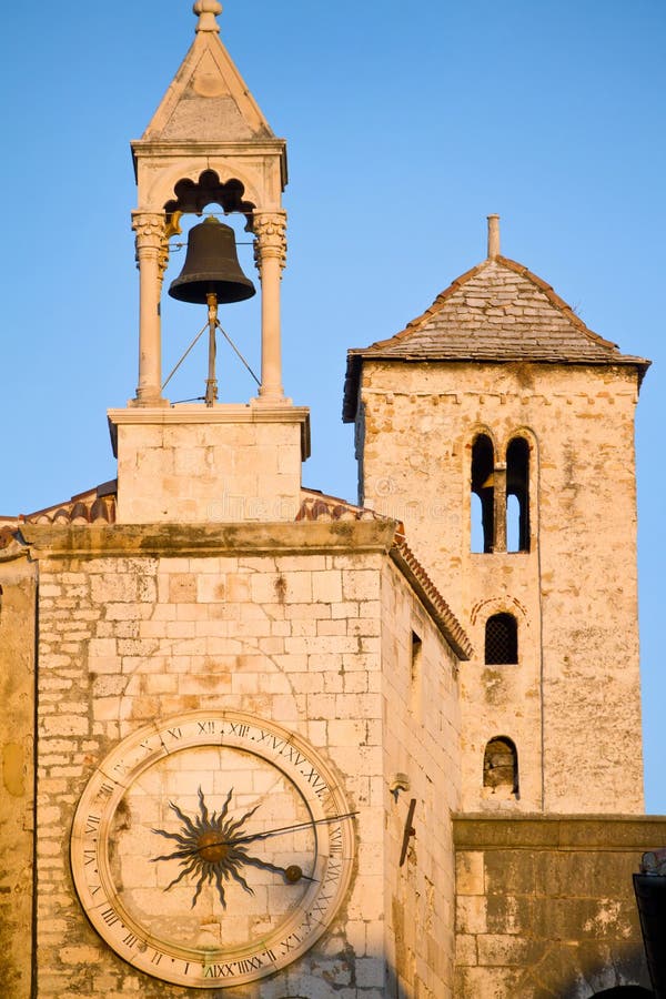 Famous Clock Tower in Split, Croatia Stock Photo - Image of croatia ...