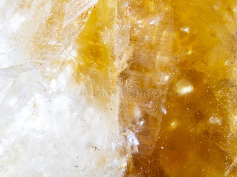 Beautiful Close Up of Rock Quartz Crystal Gemstone Stock Photo - Image ...
