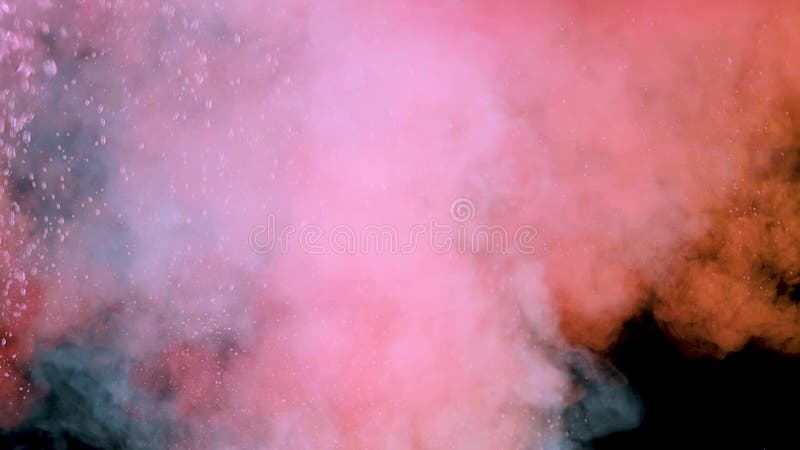 Beautiful Close Up View of Two Merging Colors. Merging Red and Yellow ...