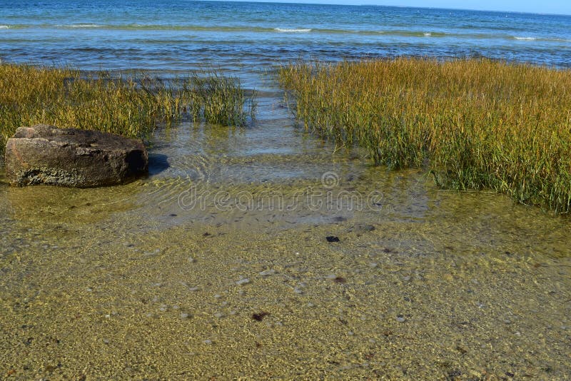 Beautiful Close Up on the Waters in Cape Cod Stock Photo - Image of ...
