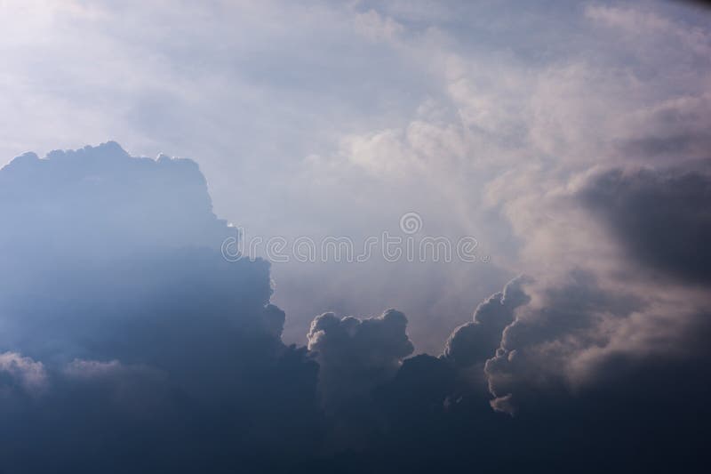 Beautiful Cloud Form before Raining Stock Image - Image of nature ...
