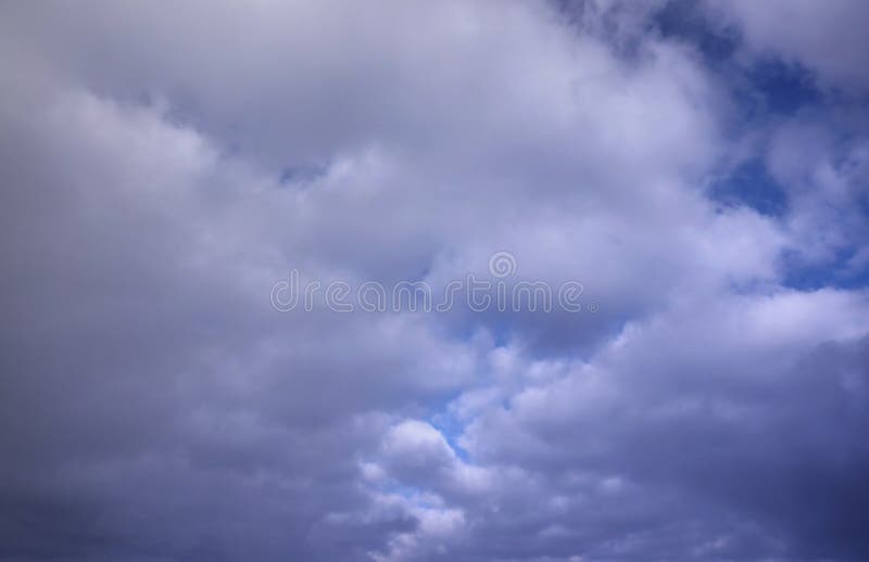 Beautiful Cloud Formations in the Sky with Sunlight Behind. White ...