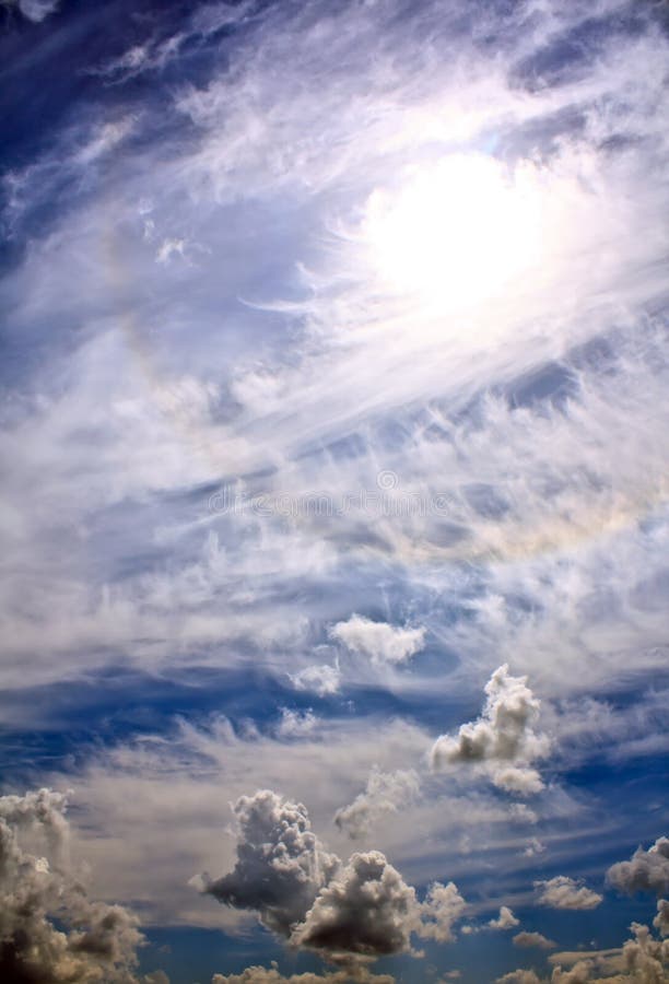 Beautiful clouds stock image. Image of space, light, blue - 14625859